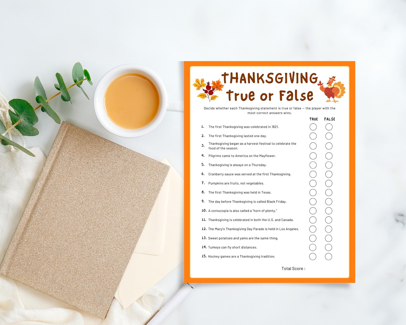 Thanksgiving Trivia Game, Thanksgiving Quiz, Thanksgiving Classroom ...