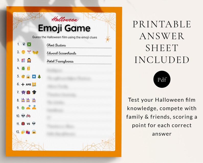 Halloween Emoji Quiz, Halloween Emoji Game, Halloween Movies Game ...