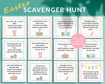 Easter Egg Treasure Hunt Game Instant Download - Etsy