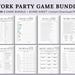 Office Party Games Bundle, Work Party Games Printable, Staff Party ...