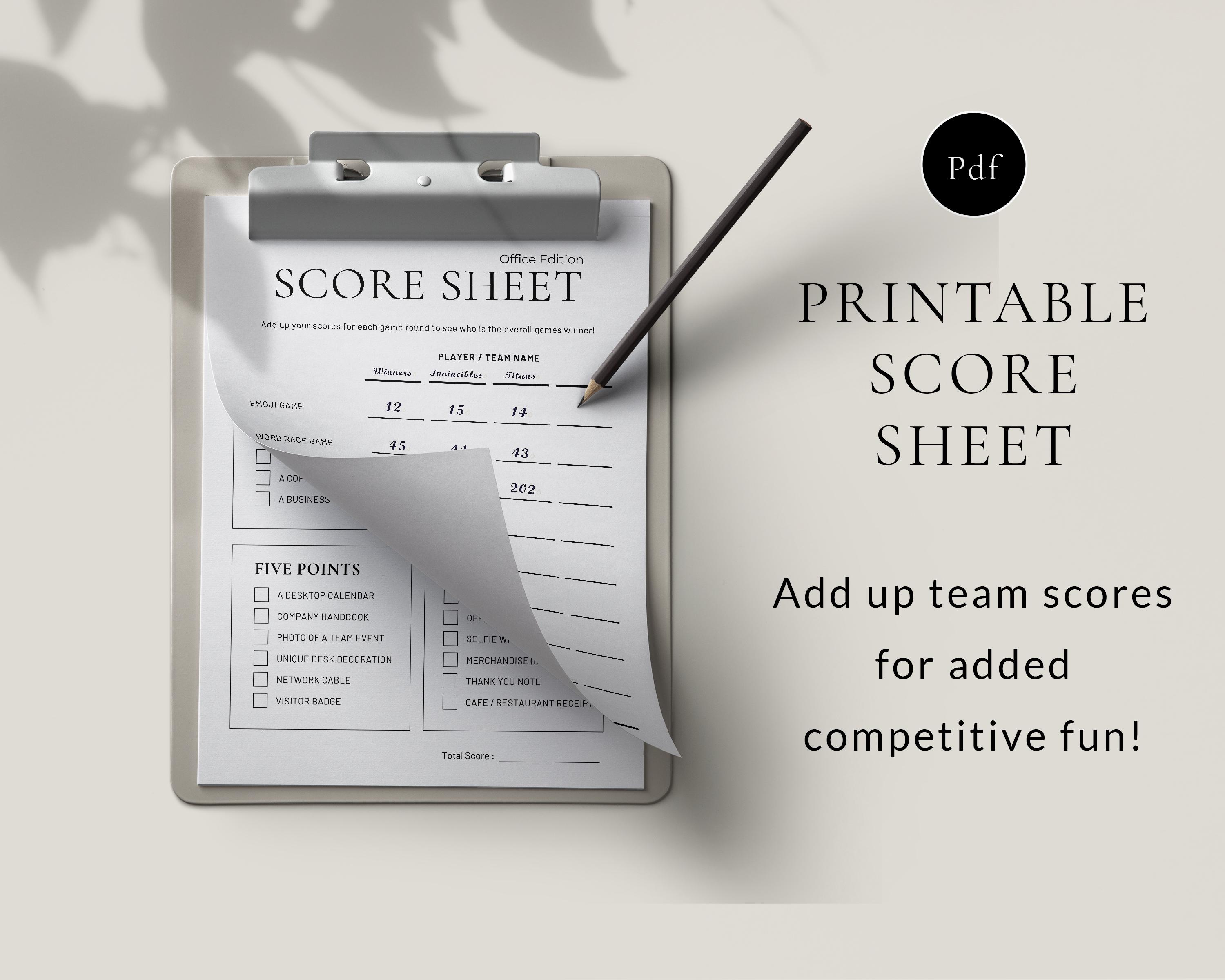 Office Party Games Bundle, Work Party Games Printable, Staff Party ...