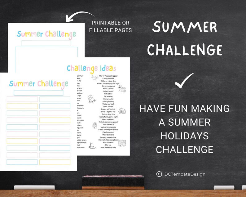 Printable SUMMER 2025 Planner Bundle | Fillable Summer Calendar ...