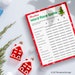 Word Race Christmas Game Scattergories Game Printable, Christmas Family ...