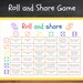 Back to School Roll and Share Game, Dicebreaker Game for Kids, Teacher ...