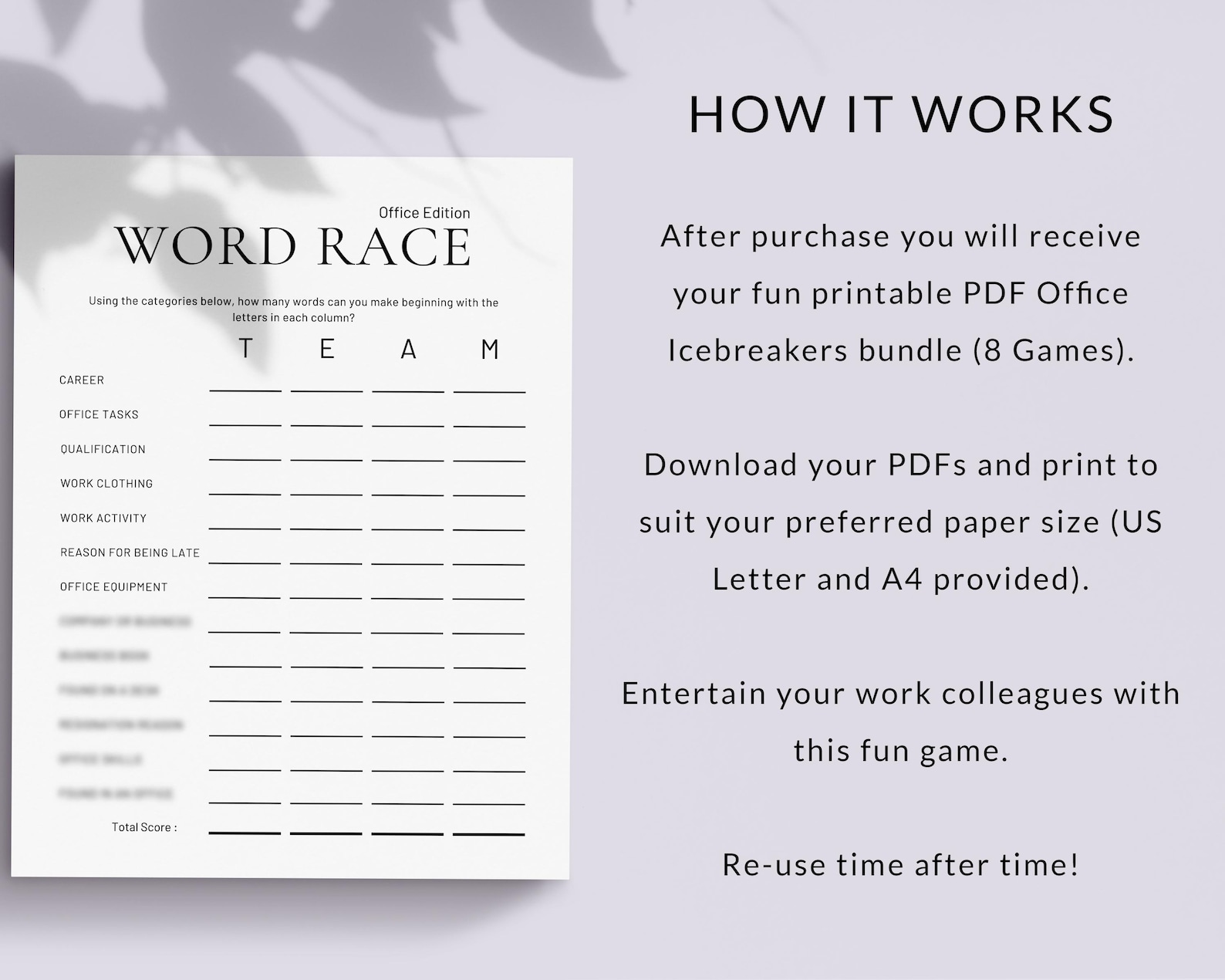 Work Icebreaker Games Bundle Printable Office Ice Breaker Games, Work ...