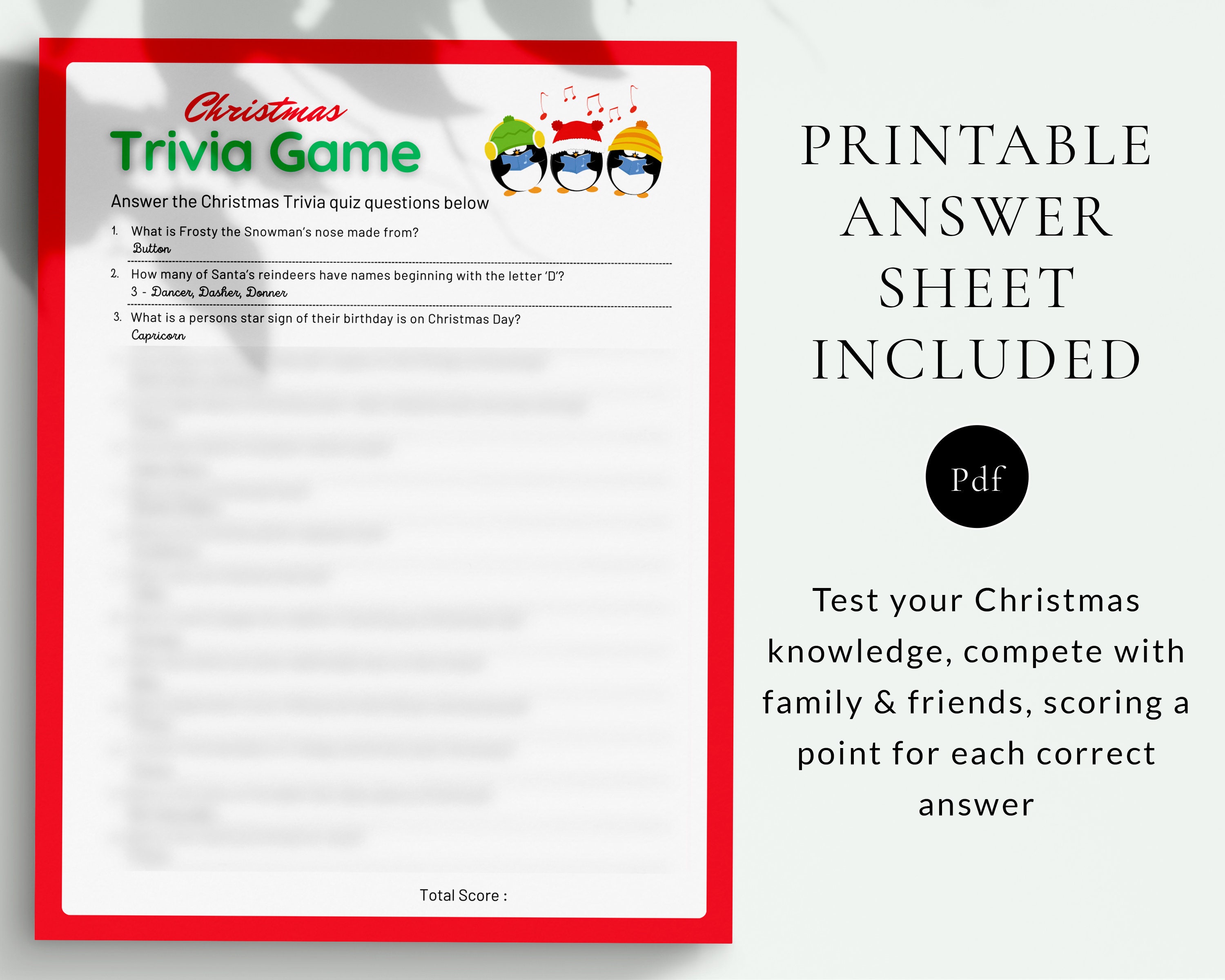 Christmas Trivia Game, Fun Christmas Games, Christmas Games Ideas ...