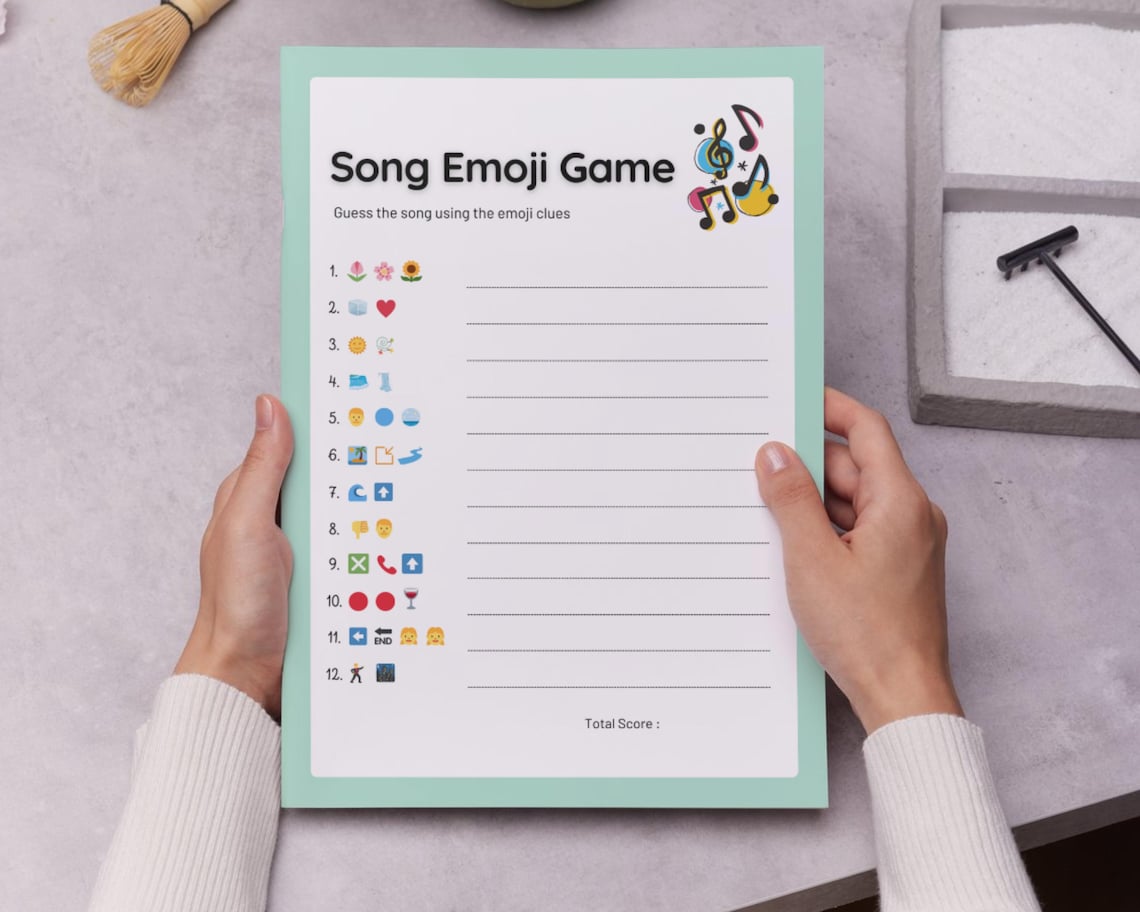 Emoji Pictionary Game, Guess the Song Emoji Game, Party Game Ideas ...