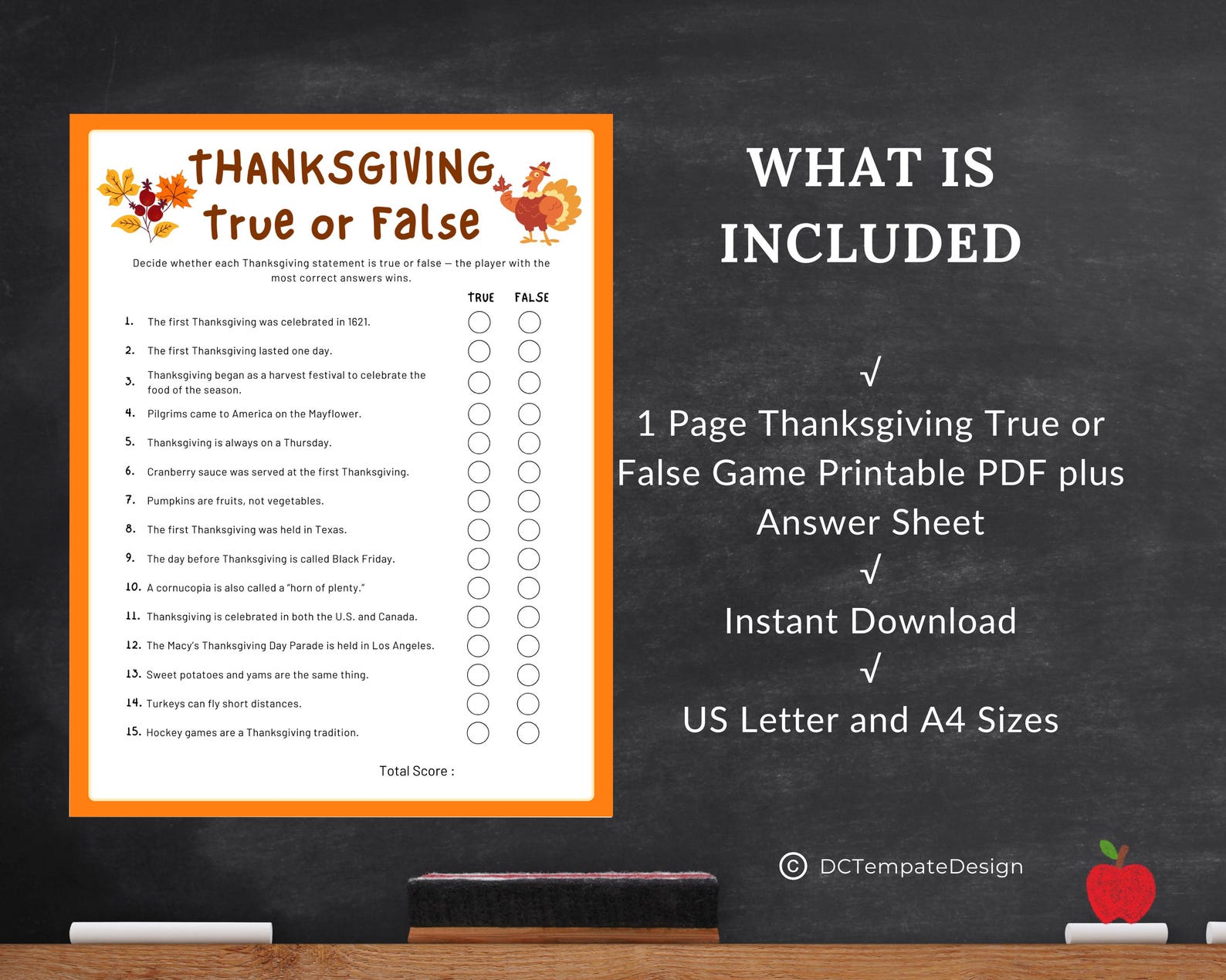 Thanksgiving Trivia Game, Thanksgiving Quiz, Thanksgiving Classroom ...