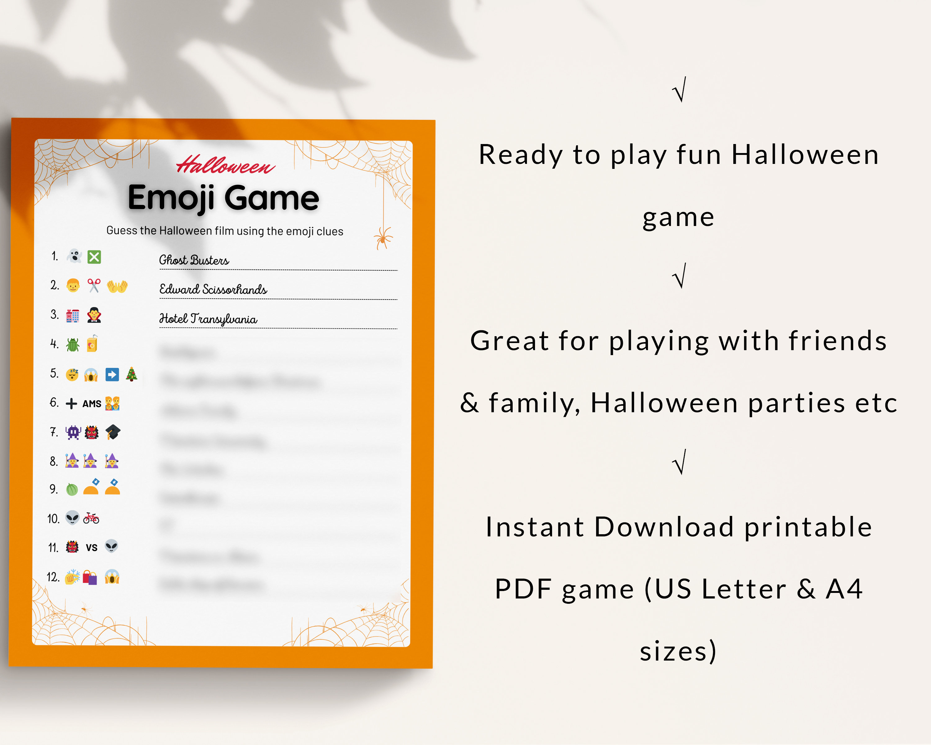 Halloween Emoji Quiz, Halloween Emoji Game, Halloween Movies Game ...