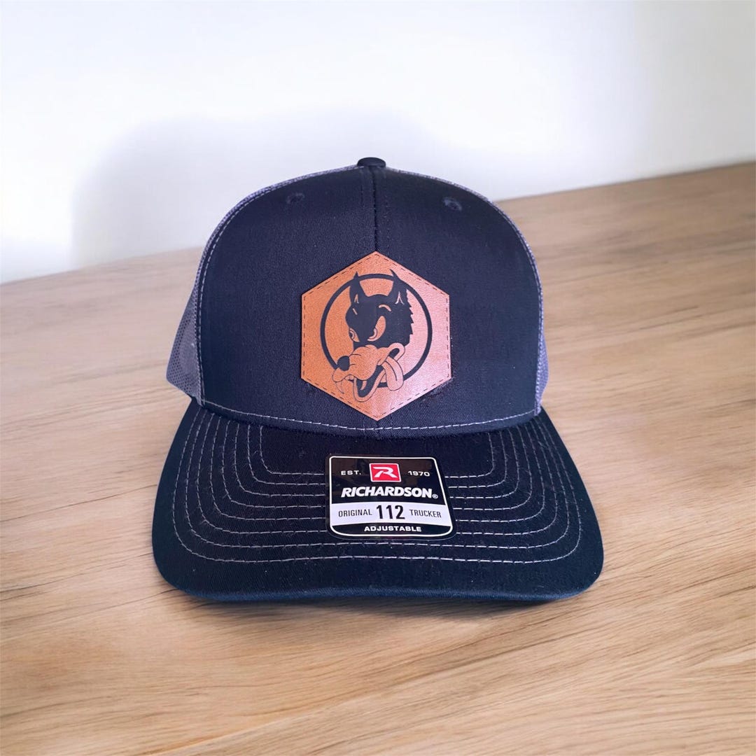 Richardson 112 Leather Patch Hat | Grateful Dead Dire Wolf | Deadhead ...