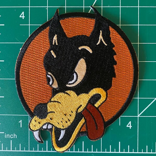 Vest Back Patch Wolf - Etsy