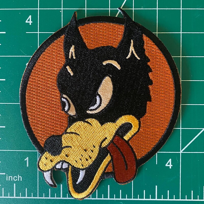 Vest Back Patch Wolf - Etsy