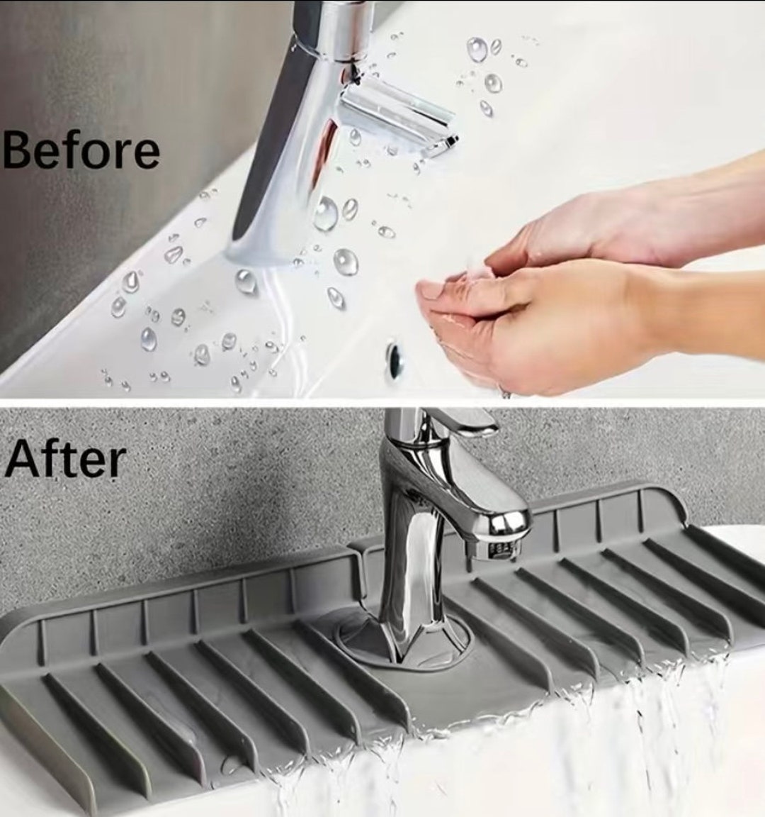 Silicone Drain Mat Multi-functional Soap Storage Rack Sink - Etsy UK