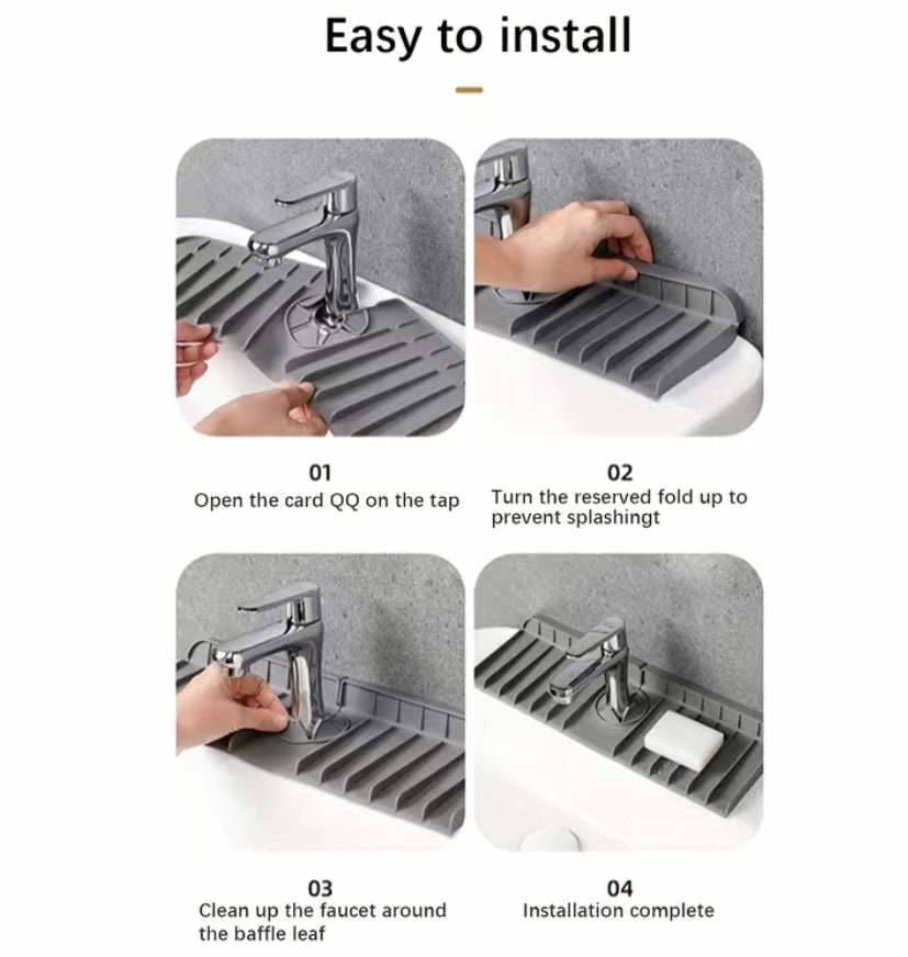 Silicone Drain Mat Multi-functional Soap Storage Rack Sink - Etsy UK