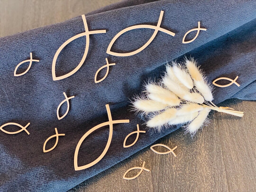 Scatter Decoration Fish, Communion, Confirmation, Baptism, Confirmation ...