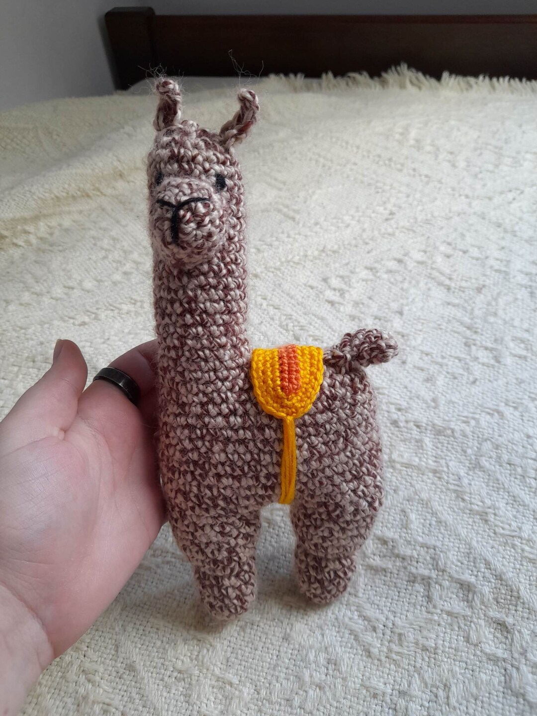 Customisable Alpaca Toy, Amigurumi Crocheted Toy, Hand Made Stuffed ...