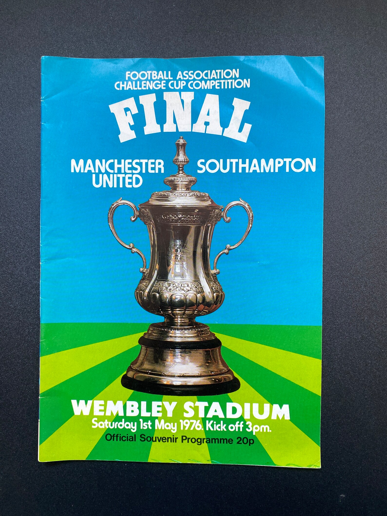 Original Fa Cup Final Football Programme 1976 Manchester United Vs ...