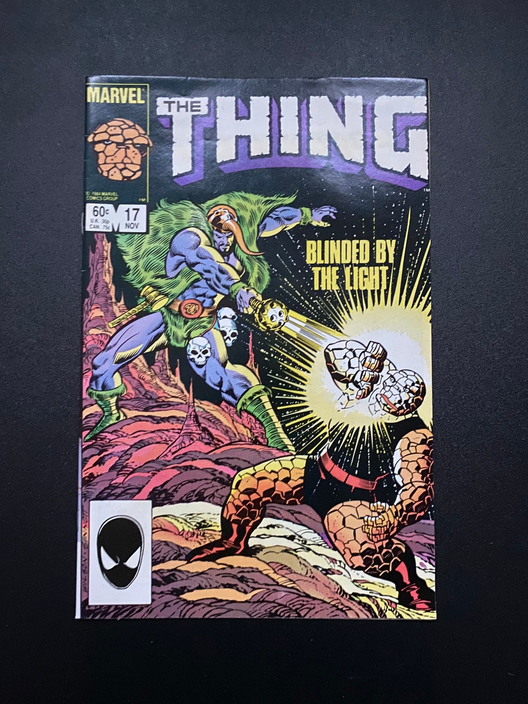 Marvel 1984 the Thing Comic Book Blinded by the Light #17 - Etsy
