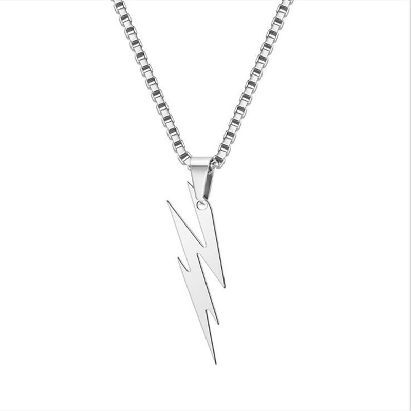 Lightning Bolt Necklace - Etsy