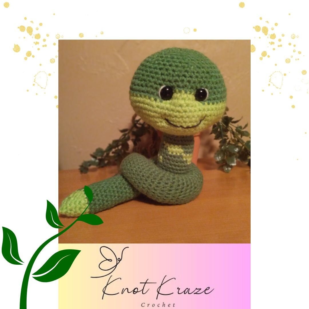 Snake Stuffy Gift for Kids Handmade Gifts Crochet Animals Amigurumi - Etsy