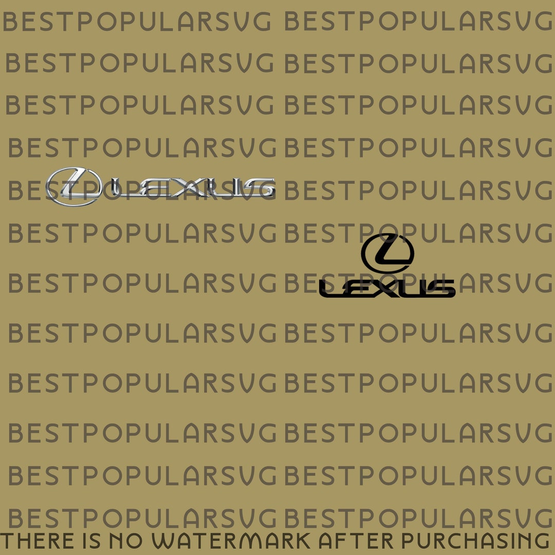 Buy Lexus SVG PNG PDF Clipart Cricut Bundle Digital Prints Online in ...