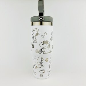 Snoopy 20 Oz Stanley Tumbler - Etsy