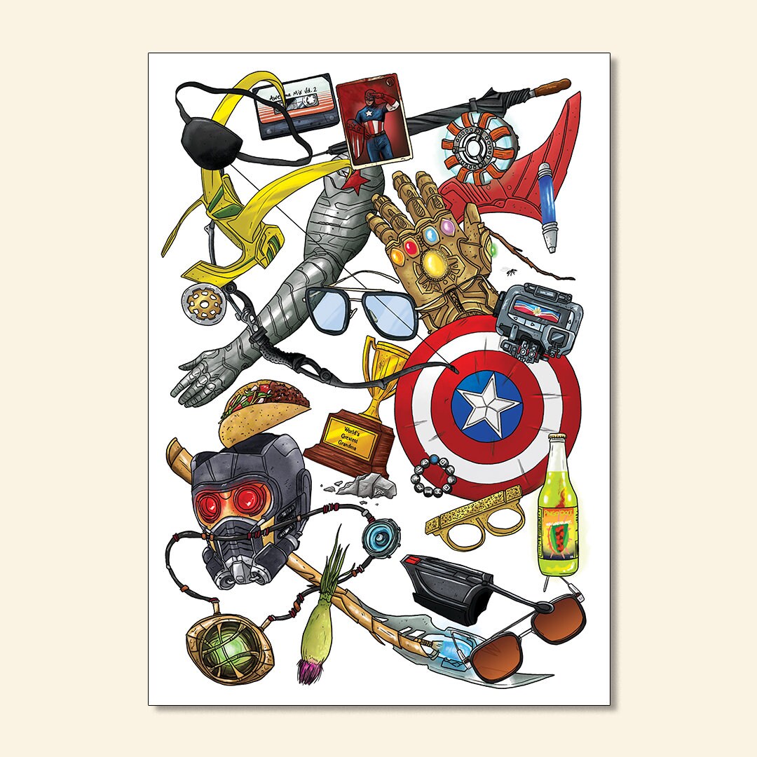 MCU Hoard - Art Print - Etsy