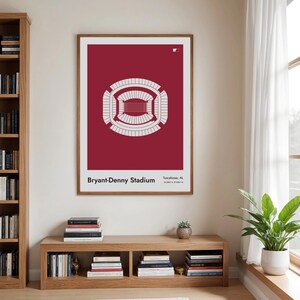 Custom Sports Stadium Poster, Any Team or College Print, Football ...
