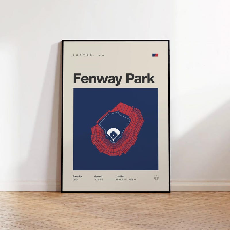 Digital Fenway Park Prints - Etsy
