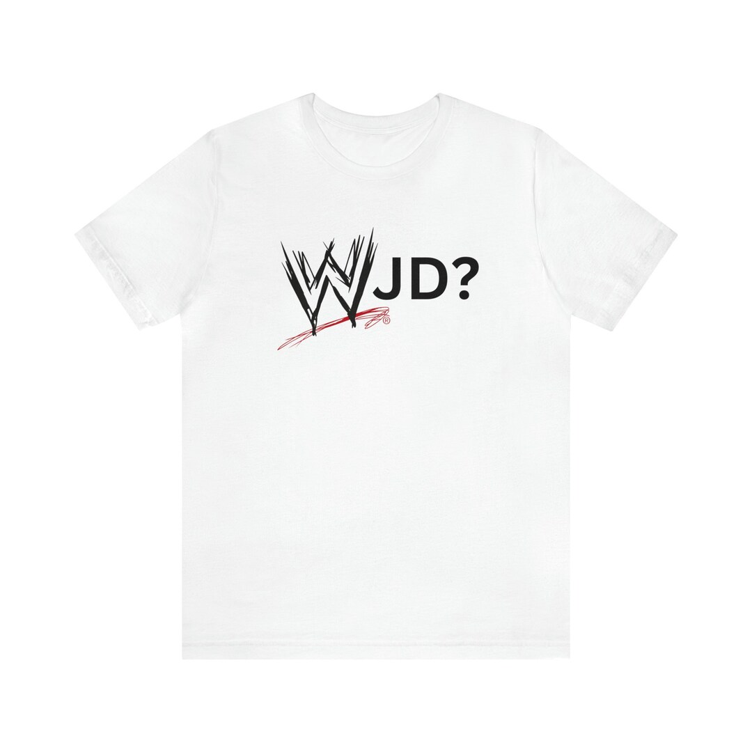 WWJD Wrestling 90s What Would Jesus Do Graphic T Shirt Funny Pro ...