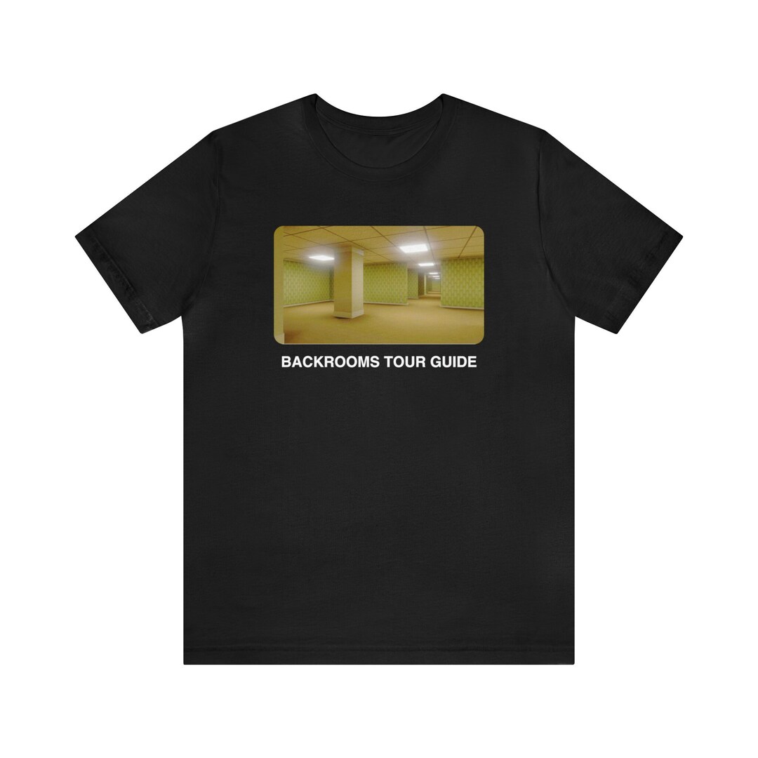 Backrooms Tour Guide | Liminal Spaces Graphic T Shirt | Urban Legend ...