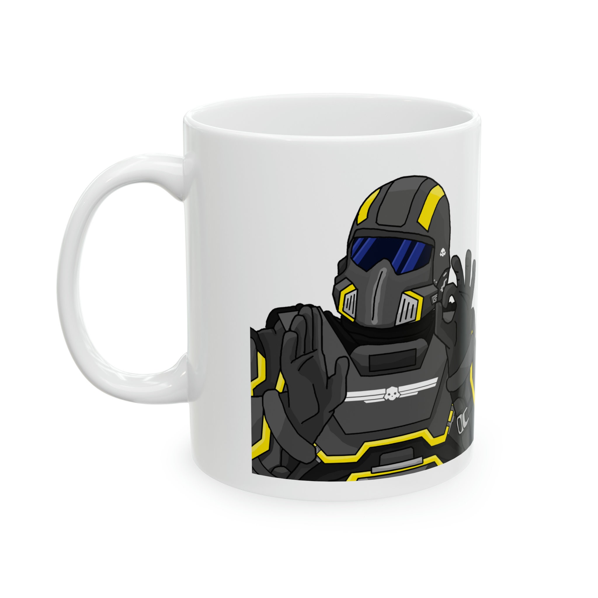 Helldivers 2 Cup of Liber-tea Cartoon Artwork Ceramic Mug, 11oz - Etsy