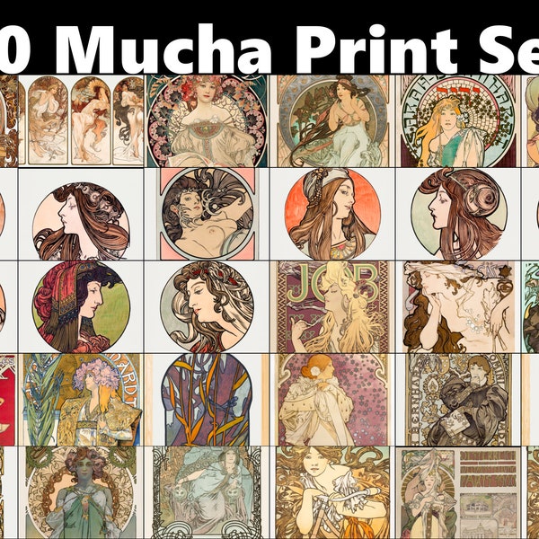 Mucha Poster - Etsy