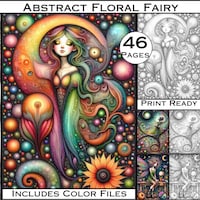 Enchanted Garden Digital Paper Floral Magic Garden Fairy Light Print ...