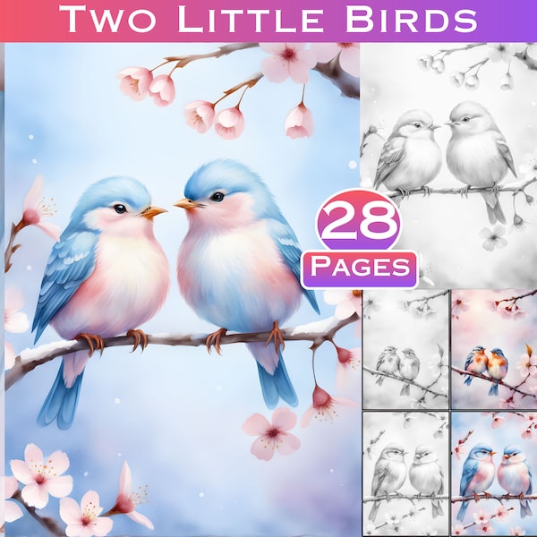 Two Little Birds - Etsy UK