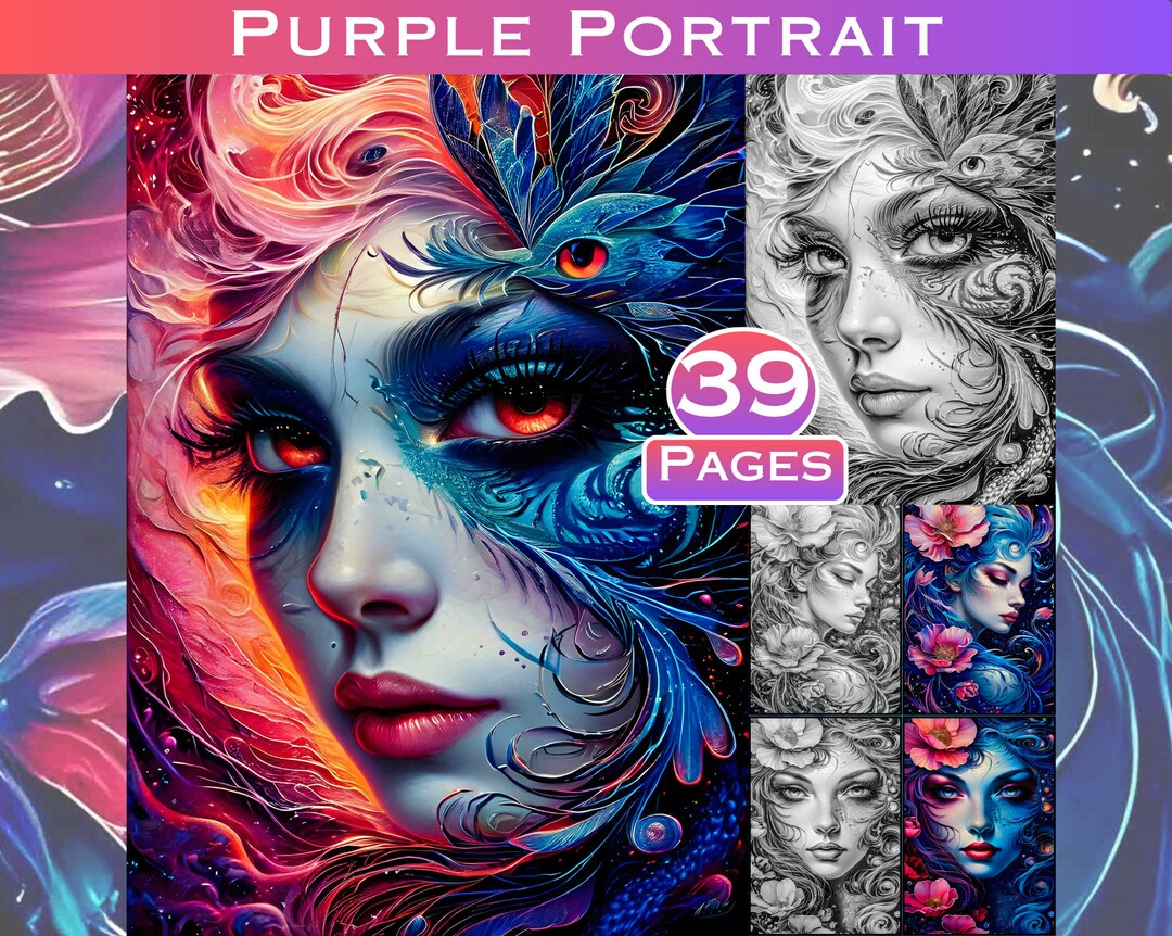 29 Purple Portrait Scales and Petals A Journey Into the Beauty Gothic ...