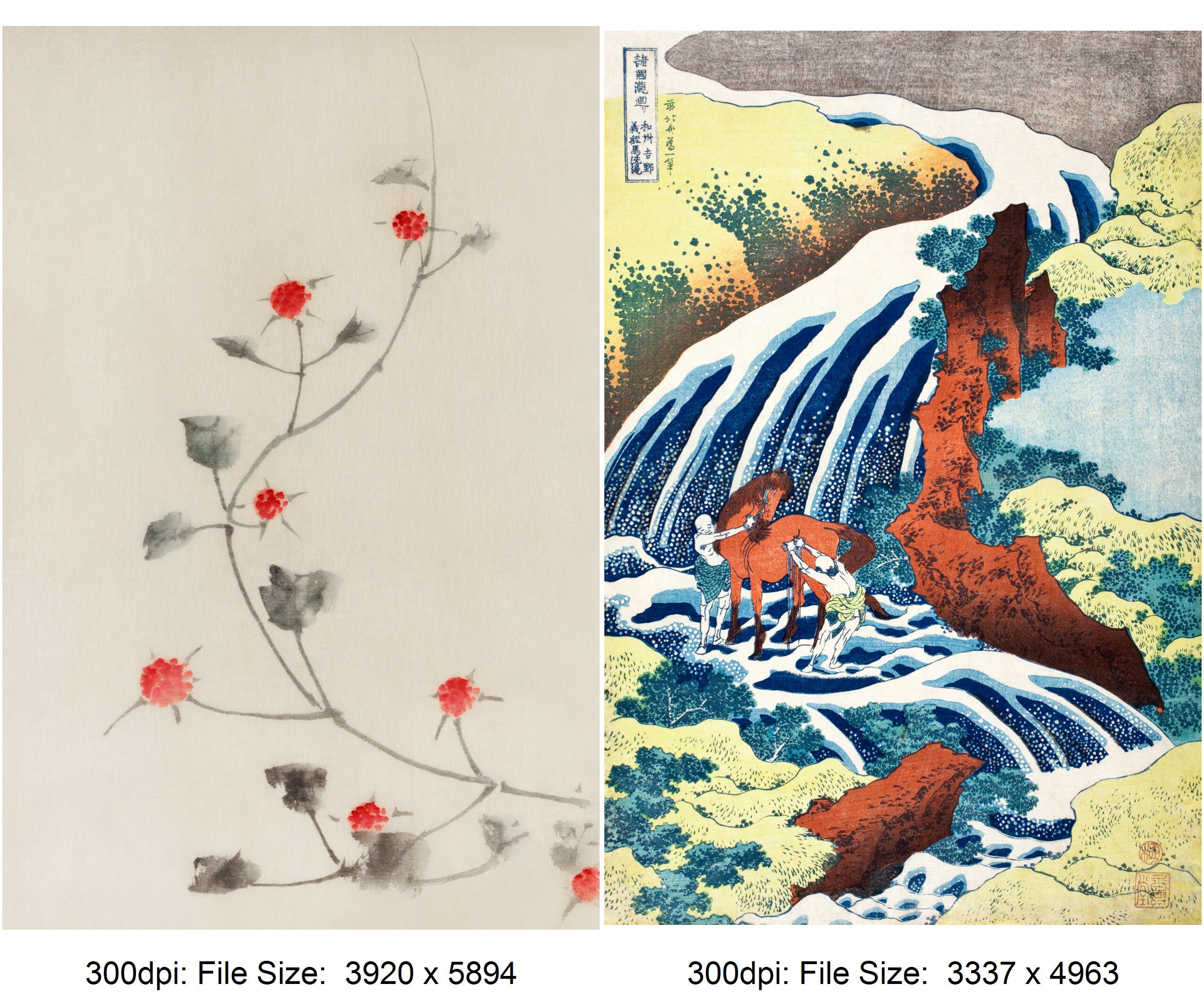27 Katsushika Hokusai Japanese Woodblock Prints: Vintage Landscape Art ...