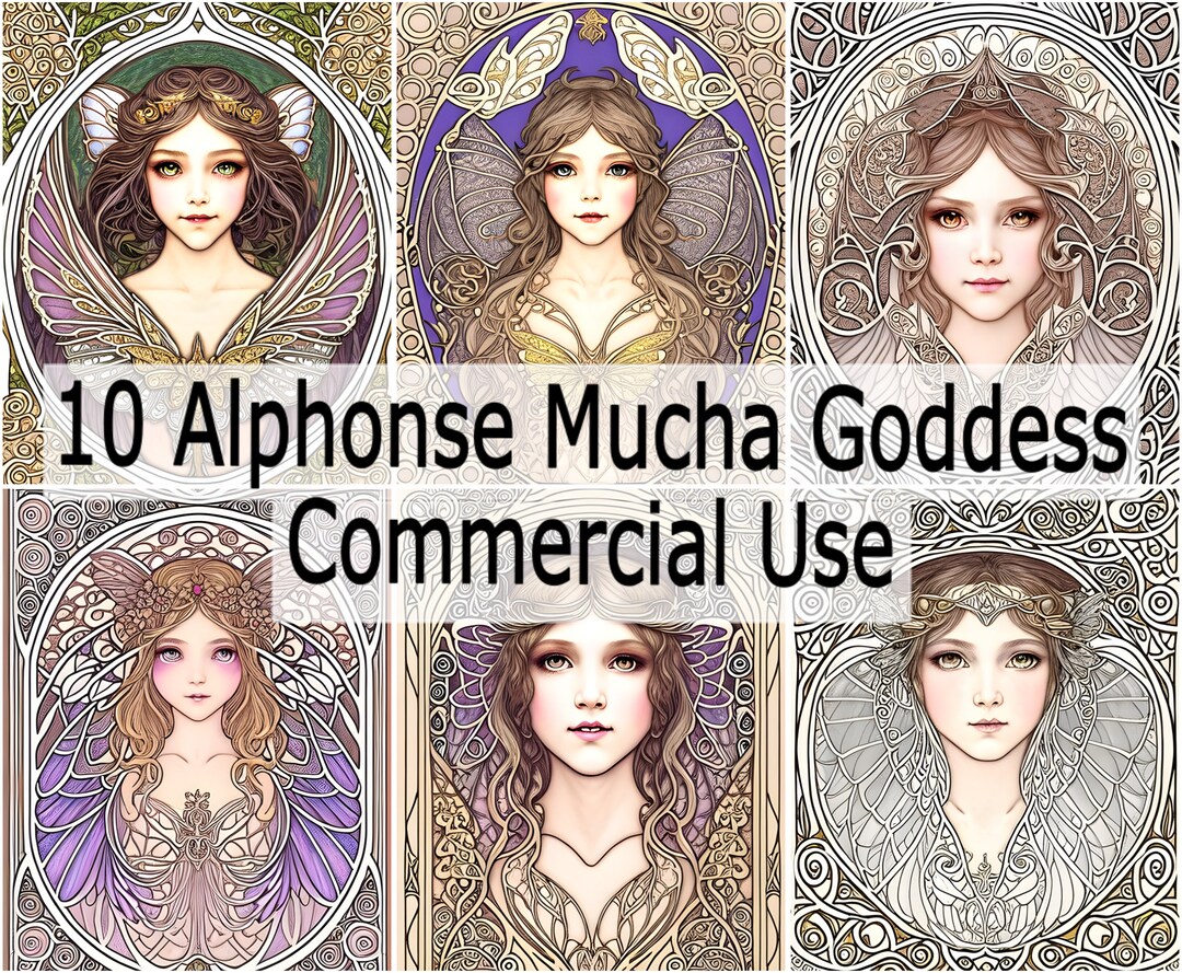 10 Alphonse Mucha Goddess Style Prints to Download and Print at Home ...