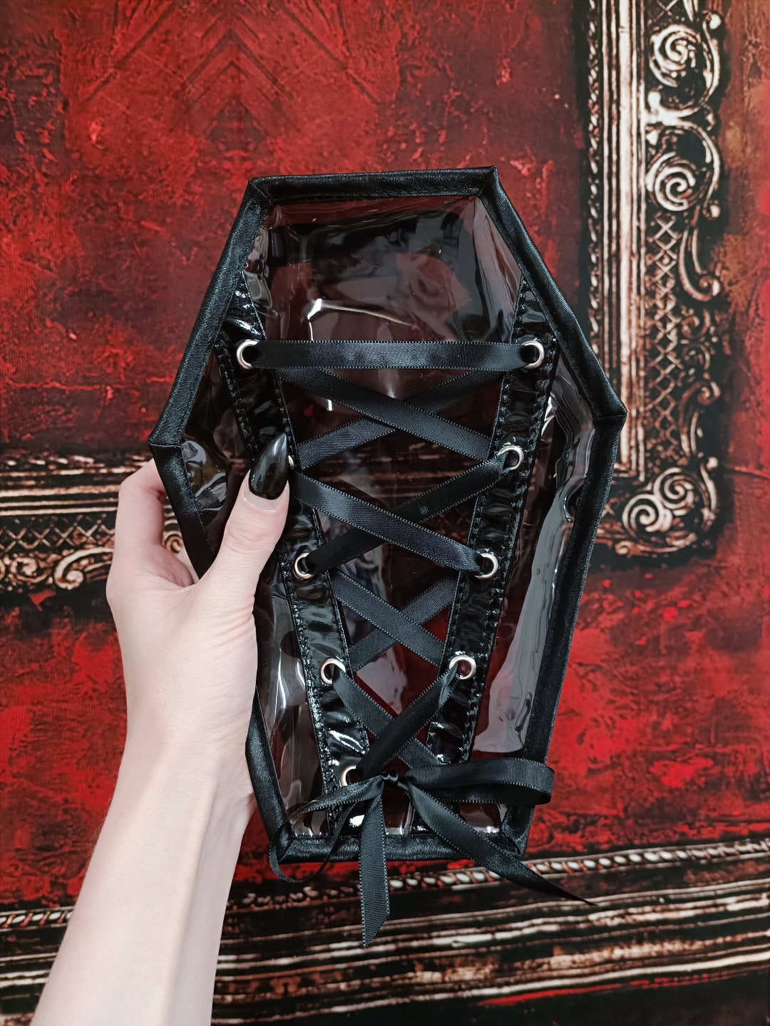 Coffin Bag PVC Small Corset - Etsy