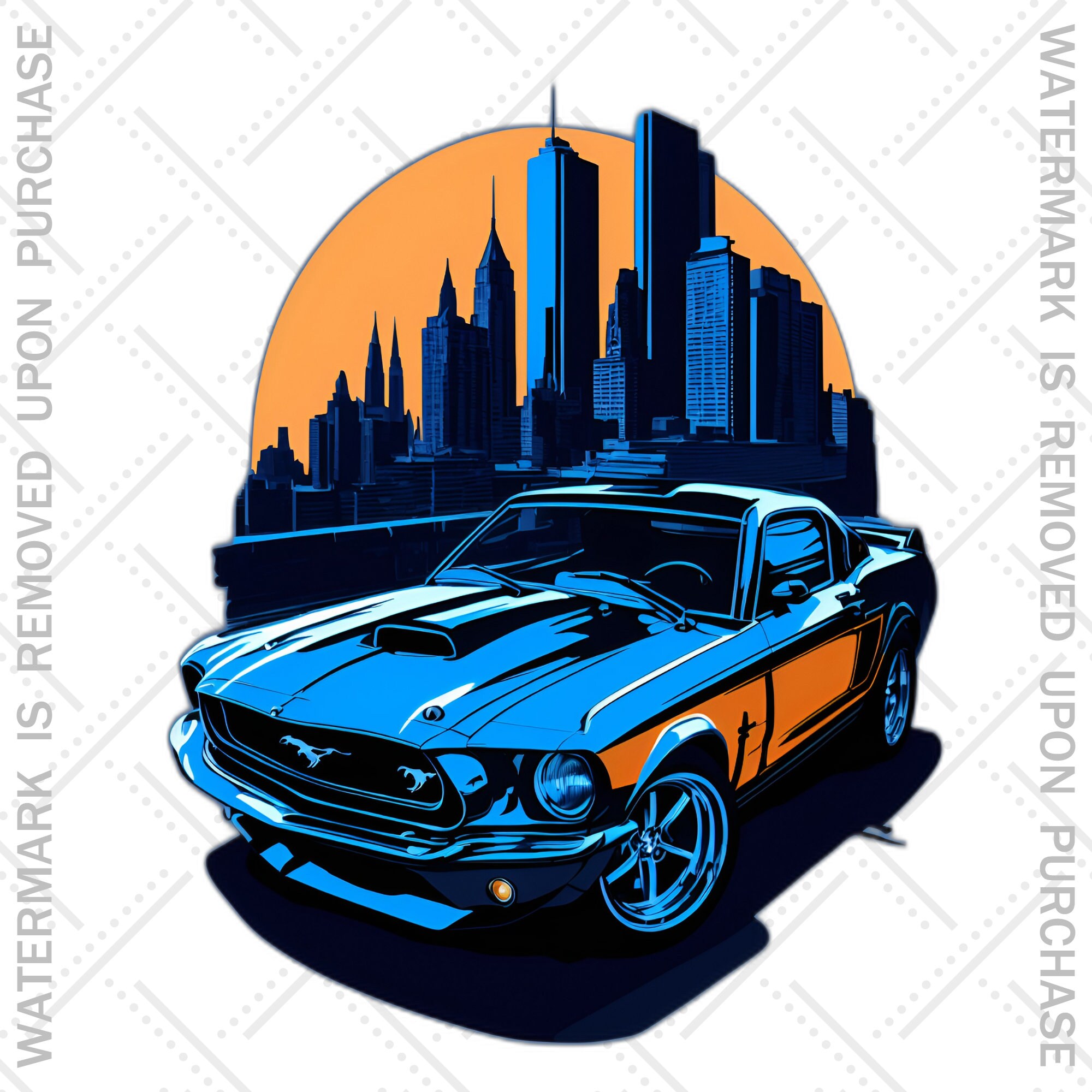 Ford Mustang Svg File Ford Mustang Head Digital Art Ford - Etsy