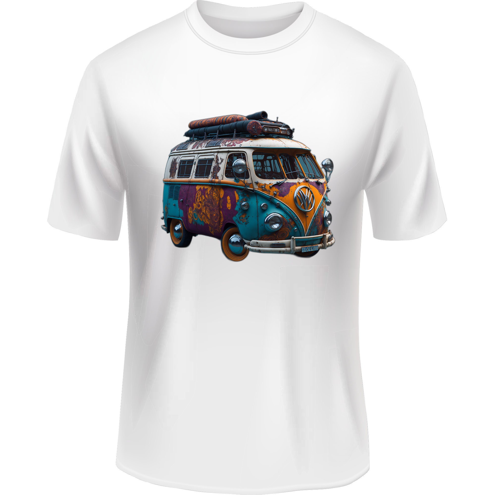 Alien Van Svg File Surreal VW Bus Logo Vivid Colors Cut - Etsy Canada