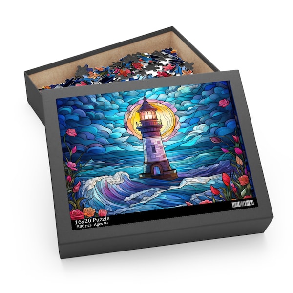 Lighthouse Puzzle - Etsy