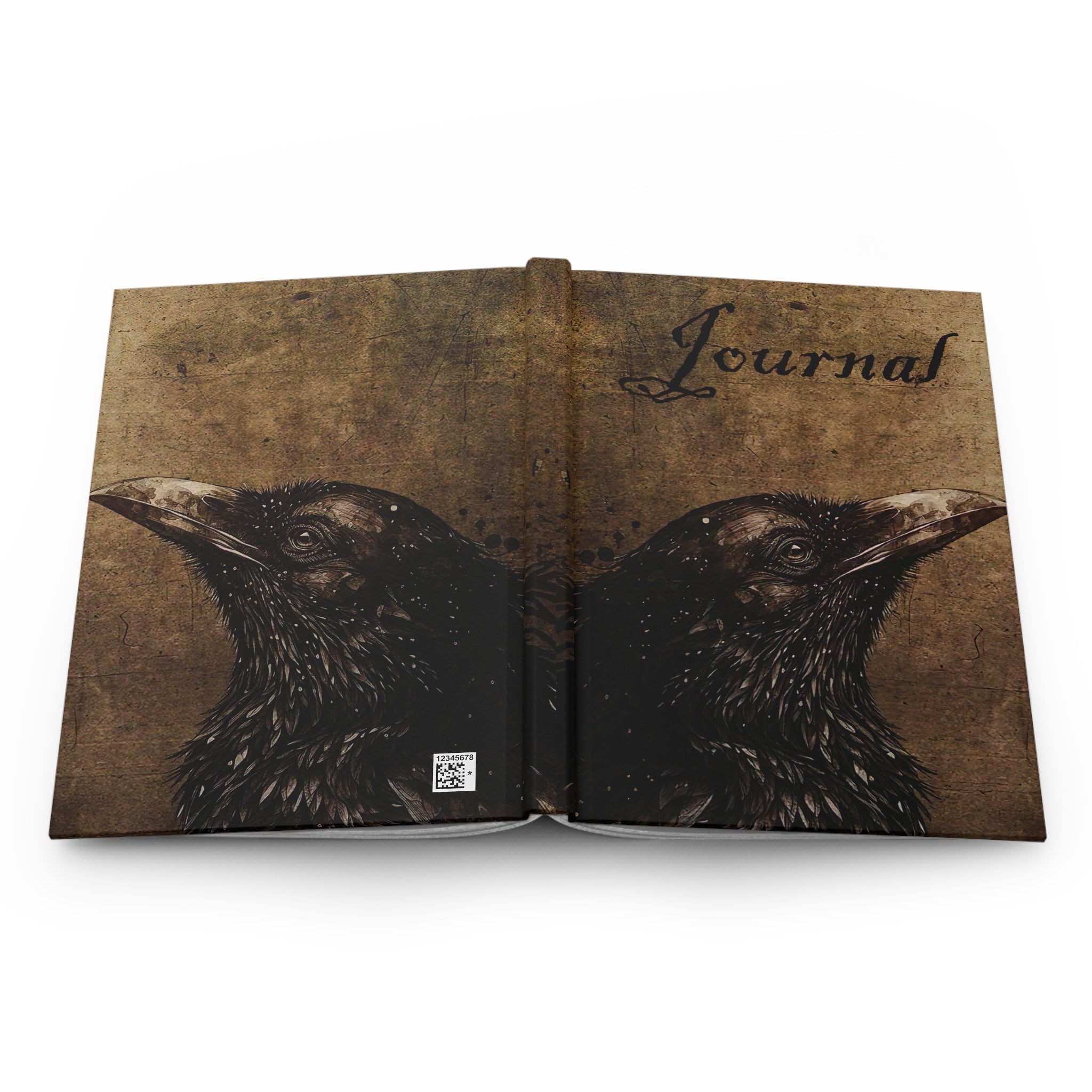Raven Journal Gothic Dark Academia Vintage Style Raven Journal - Etsy