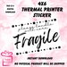 Printable Thermal Printer Labels for Small Businesses, Trendy Packaging ...