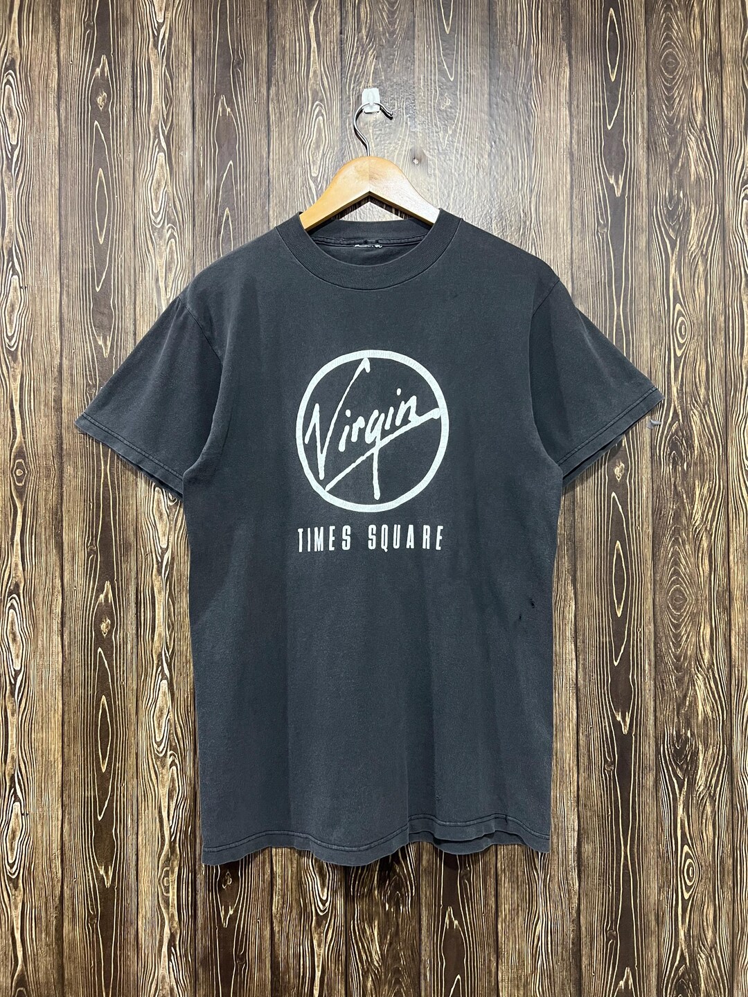 Vintage 90s Virgin Records Times Square Tshirt / Music Label / Music ...