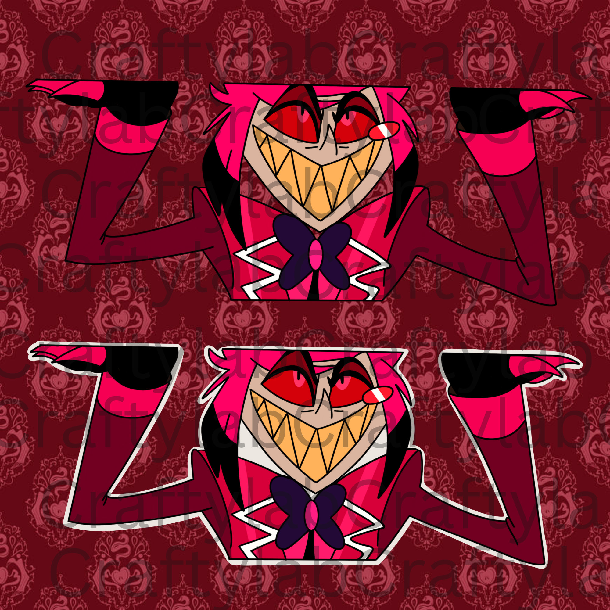 Alastor Sticker Set - Digital Download - Etsy