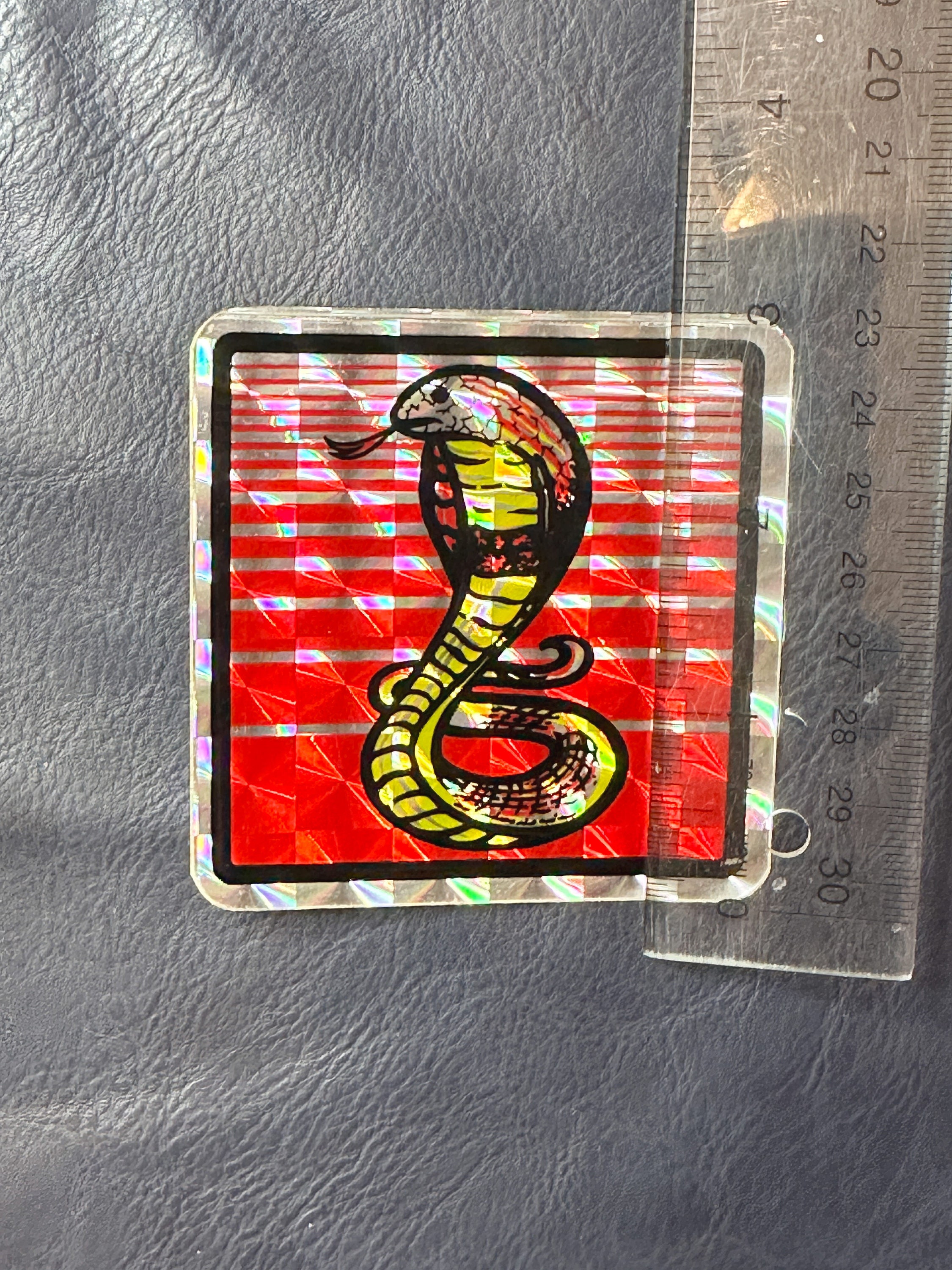 Vintage Prismatic King Cobra Sticker Vending Machine Decal - Etsy
