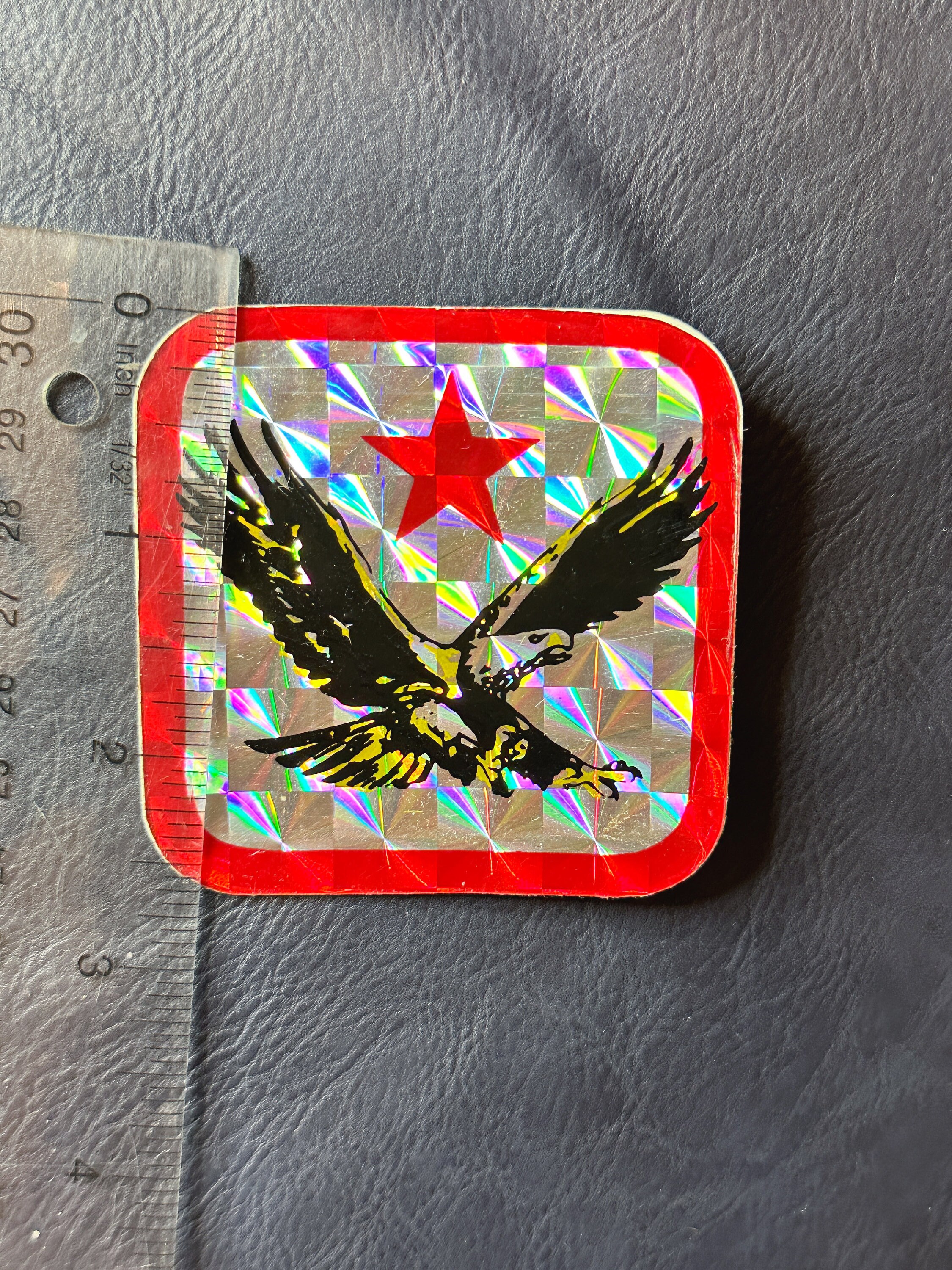 Vintage Prismatic Bald Eagle Sticker Vending Machine Decal - Etsy