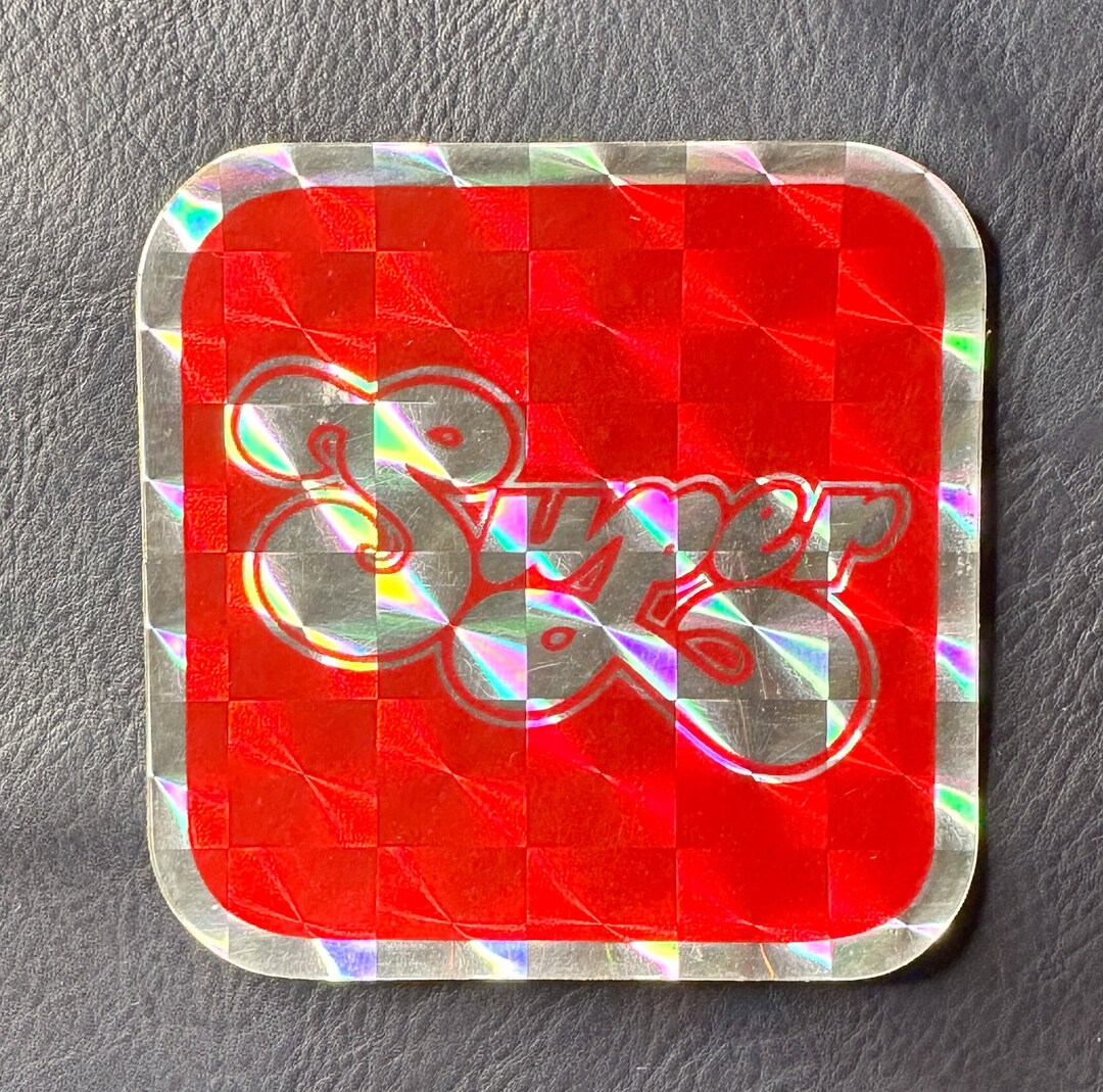 Vintage Prismatic super Sticker, Vending Machine Decal From the 70's 80 ...