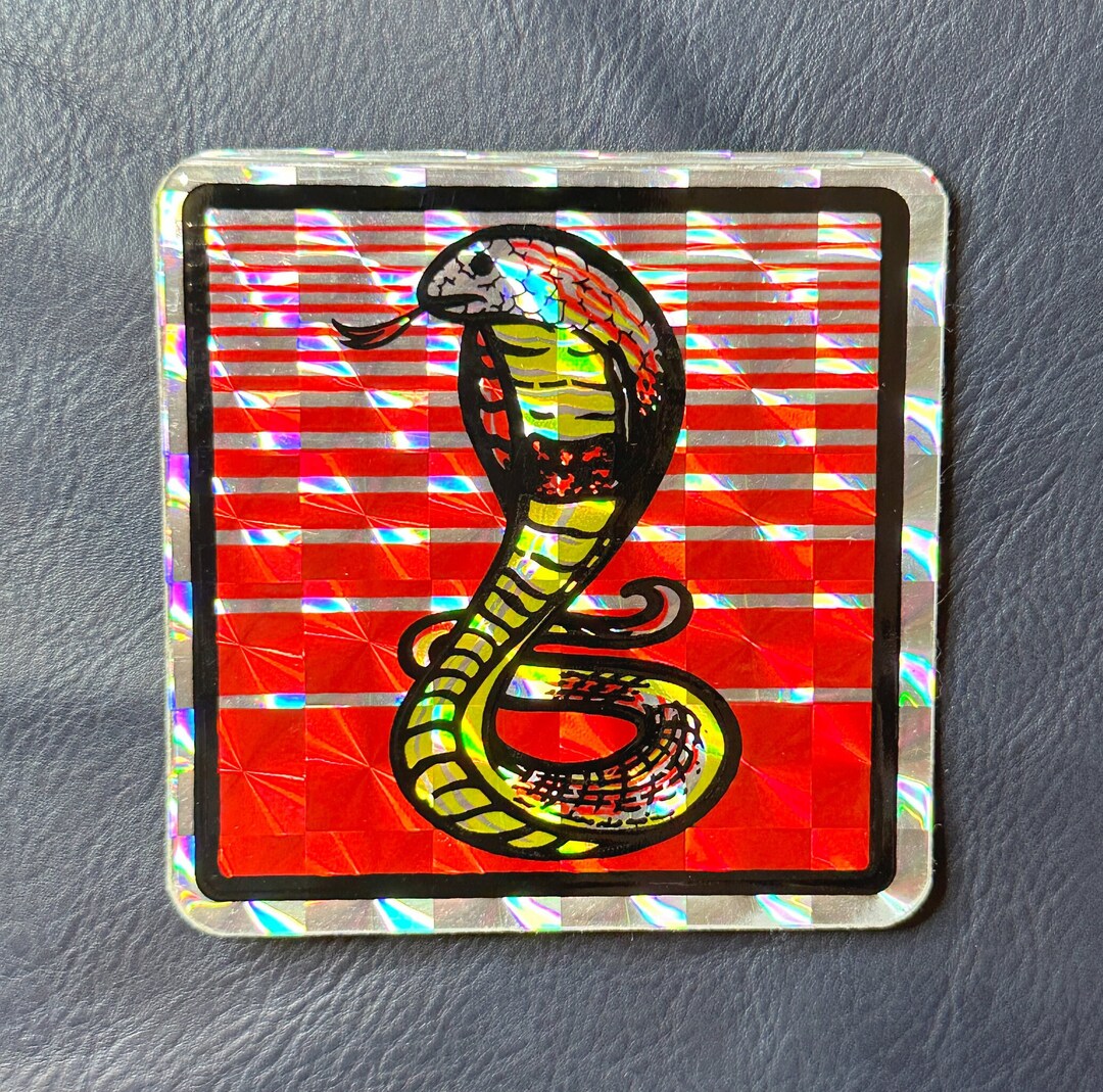 Vintage Prismatic King Cobra Sticker Vending Machine Decal - Etsy